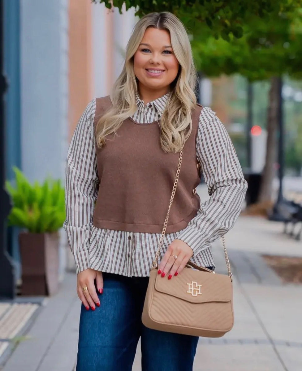 Sinclair Quilted Crossbody Latte – Rusty Cat